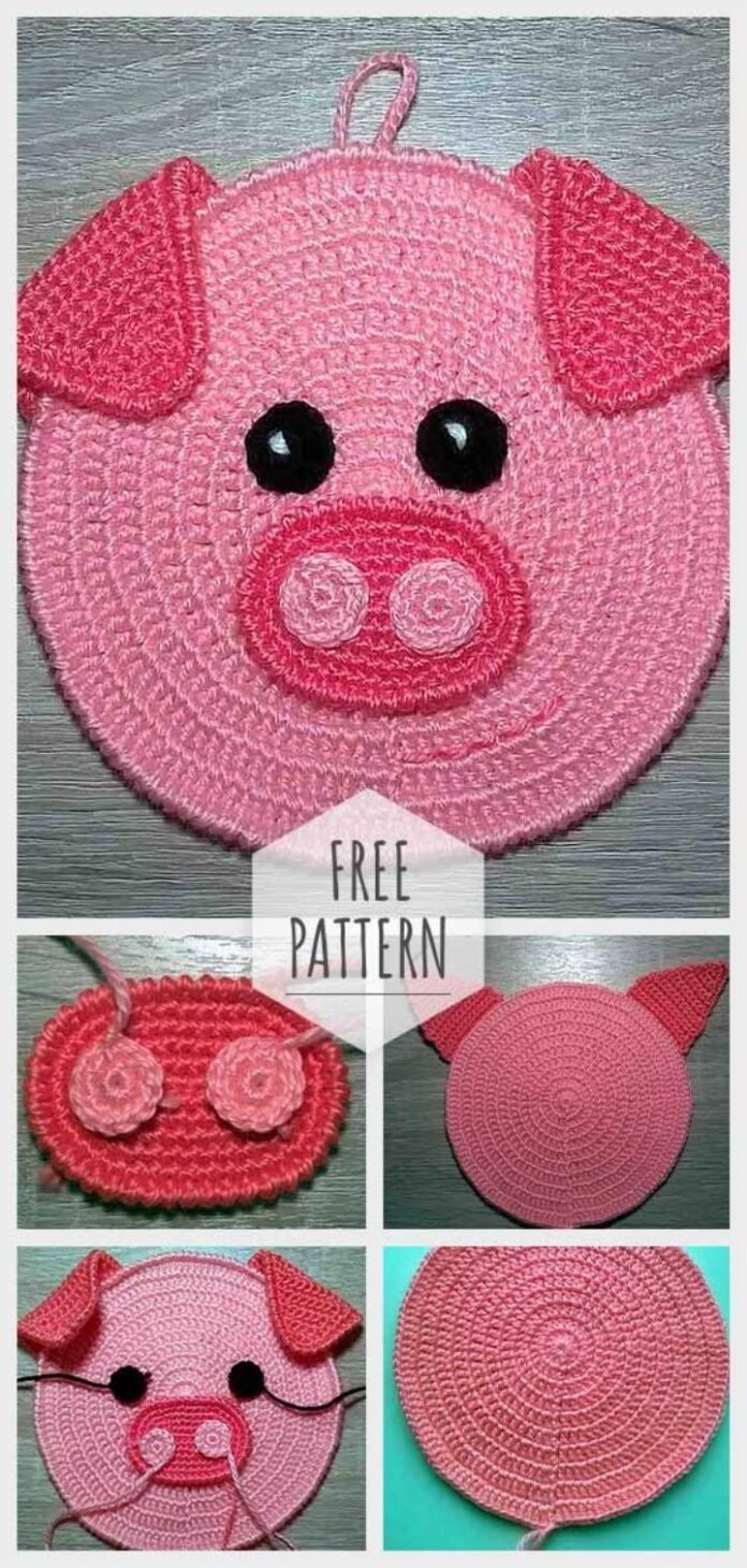 Knitted Pot Piglet - CURIOSODAWEB.COM