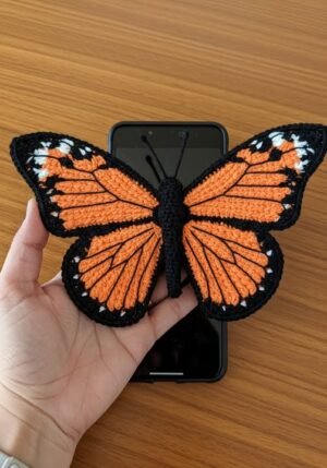 Monarch Butterfly Crochet – Pattern - CURIOSODAWEB.COM
