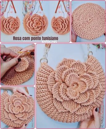 Step-by-Step: How to Crochet a Mega Flower Tote Bag – Oreo Model in ...