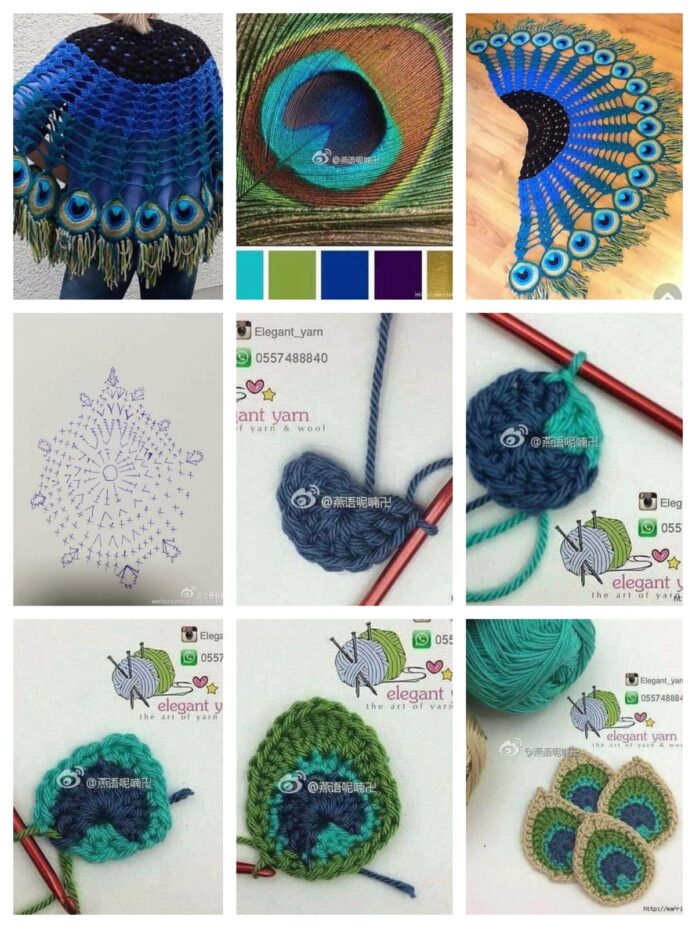 Crochet Peacock - Patterns - CURIOSODAWEB.COM