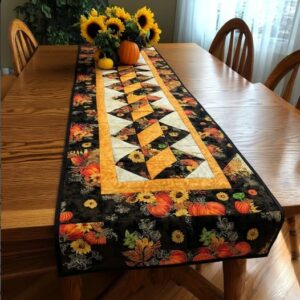 Twisted Pole Table Runner - Pattern - CURIOSODAWEB.COM