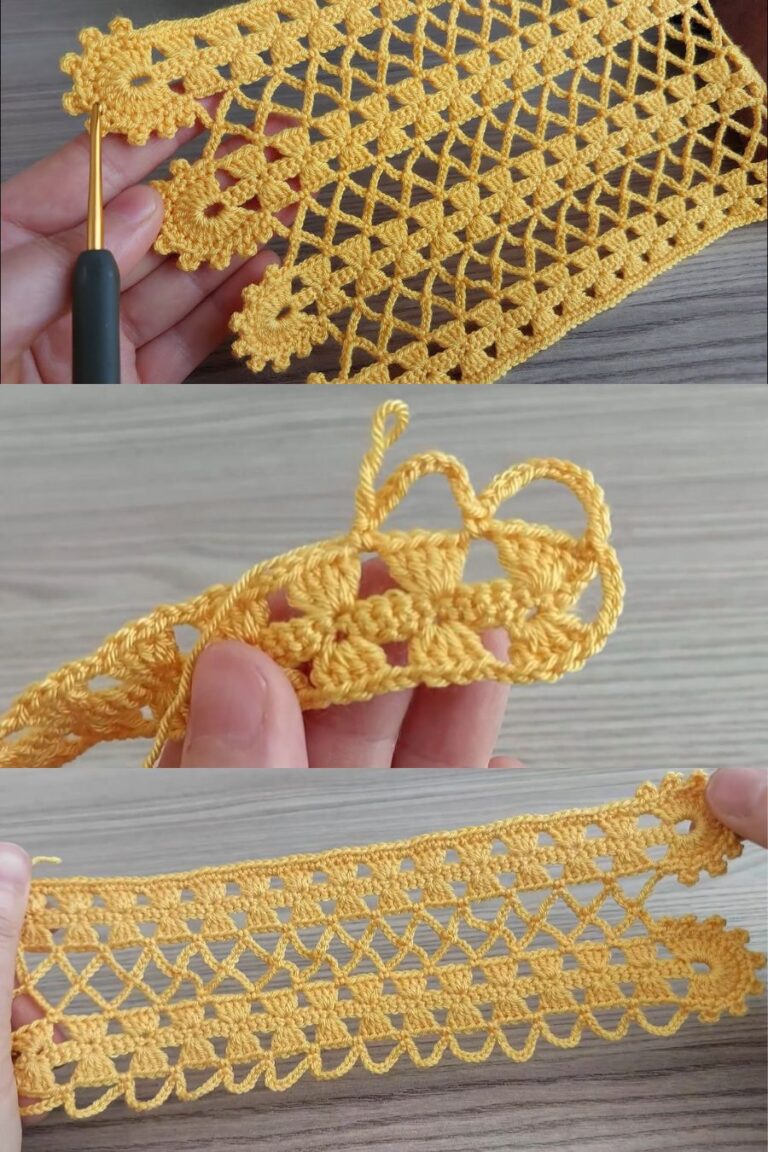 Golden Sunflower Lace Crochet - Pattern - CURIOSODAWEB.COM