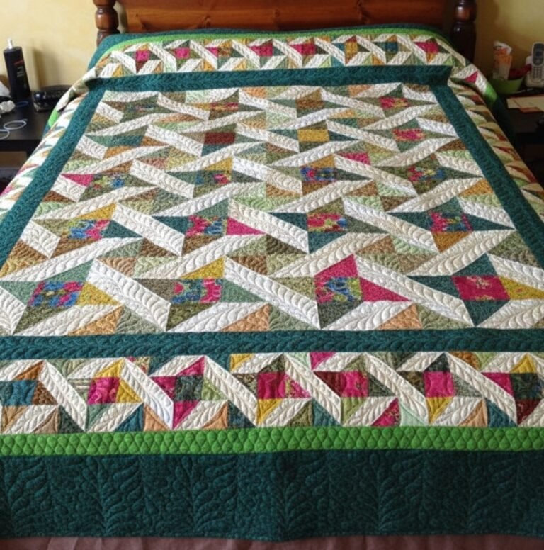 Friendship Stars Quilt- Pattern - CURIOSODAWEB.COM