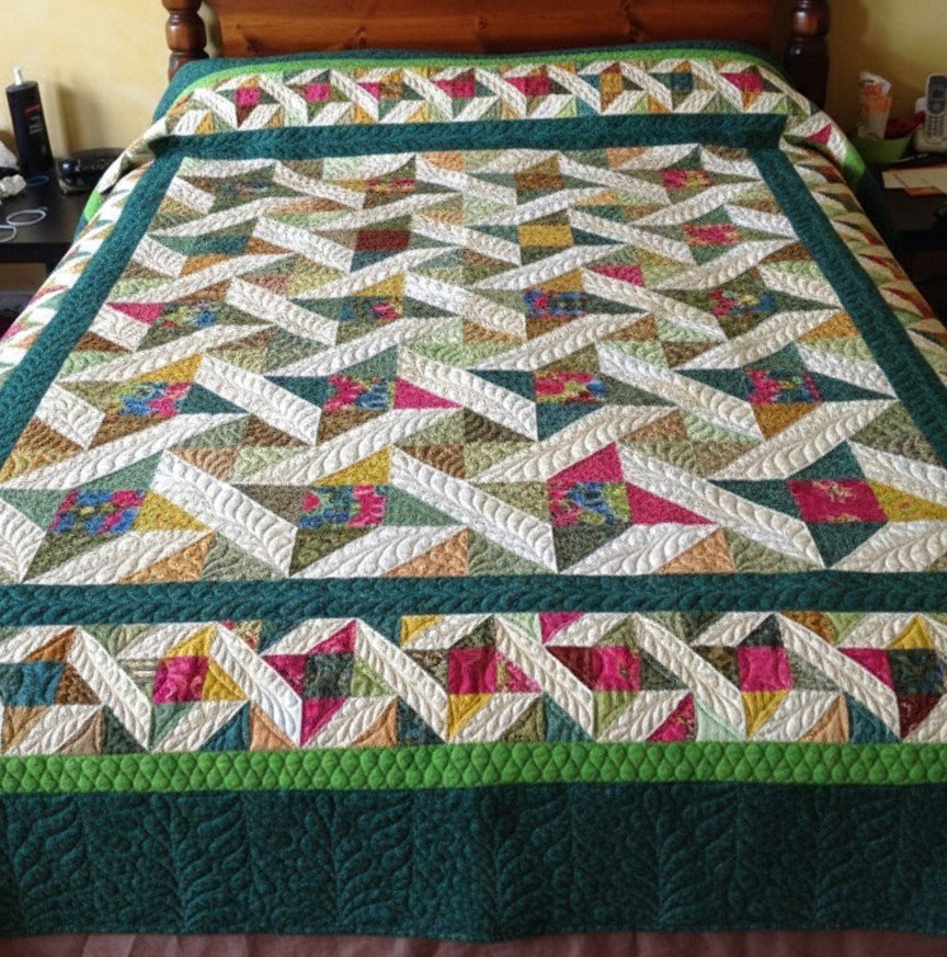 Friendship Stars Quilt- Pattern - CURIOSODAWEB.COM