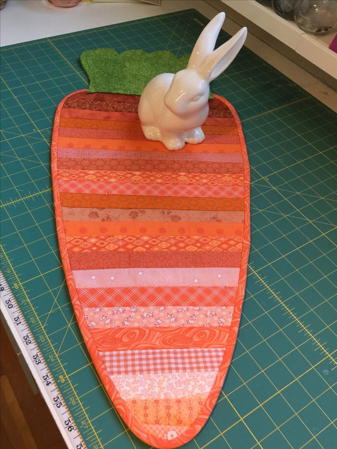 Carrot Table Runner - Pattern - CURIOSODAWEB.COM