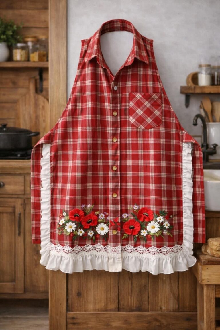 Men's Shirt Apron - Tutorial - CURIOSODAWEB.COM