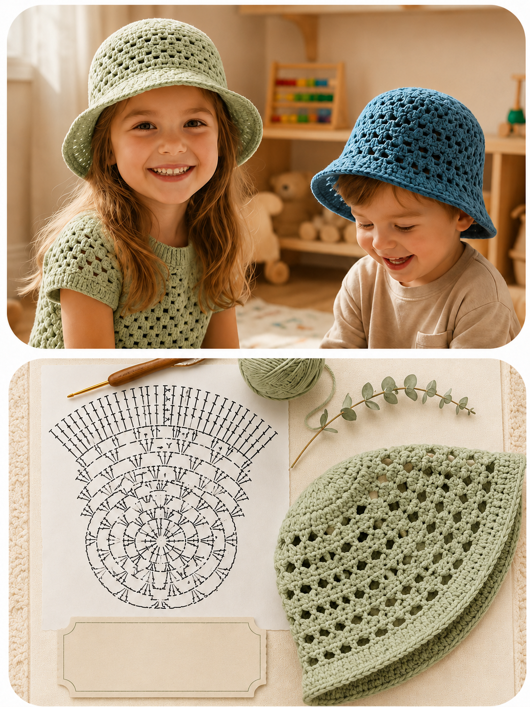 Crochet Hat - Tutorial - CURIOSODAWEB.COM